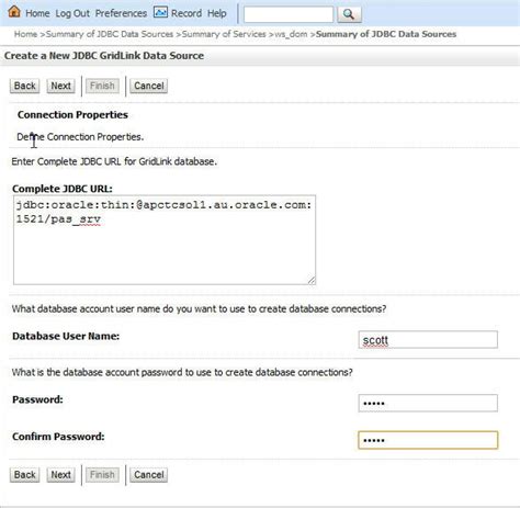 How To Use Oracle WebLogic Server With A JDBC GridLink Data Source