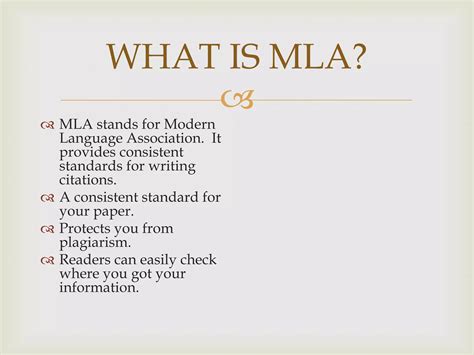 Mla Ppt PPTX