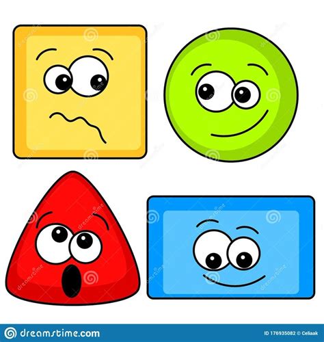Illustration About Square Circle Triangle And Rectangle Basic