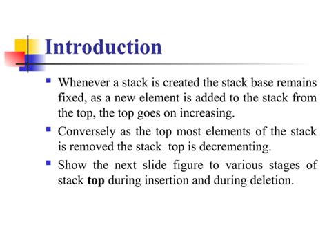 Stack Data Structure And Its Applications Advantages Disadvantages