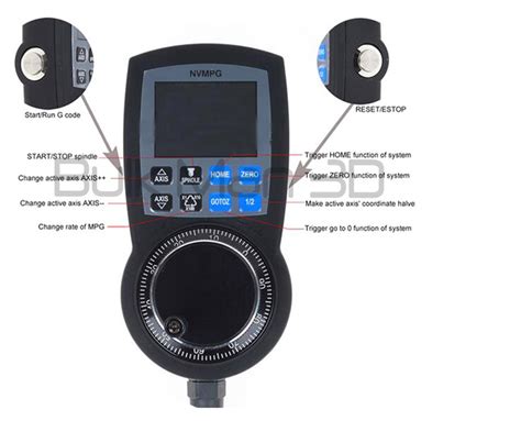 MPG CNC Axis Mach Manual Pulse Generator With Coordinates Display Handwheel EBay