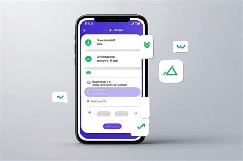 Premium Photo Push Notification Message On Mobile Phone On Light Background Smartphone Mobile