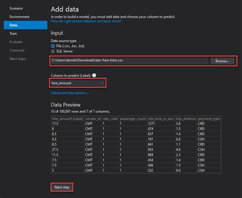 Value Prediction Using Mlnet Binarygrounds