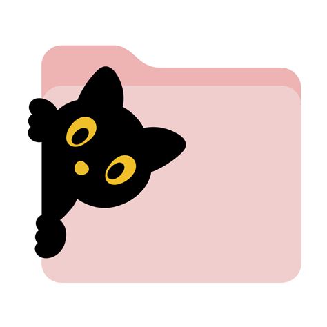 Peek A Boo Folder Icon Folder Icon Custom Folders Cute Icons