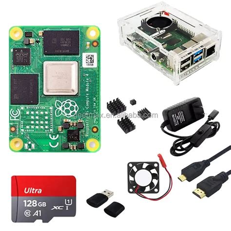 raspberry pi compute module 4 cm4008032 power supply adapter sd card