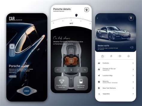 Car Controller App User Interface By Chintu Saitej On Dribbble