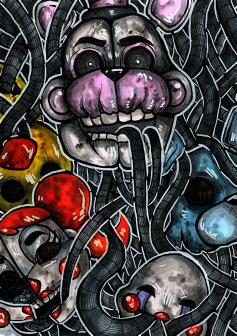Fnaf The Blob 5x7in Art Print Etsy Canada
