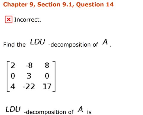 Solved Chapter 9 Section 9 1 Question 14 Xincorrect Find
