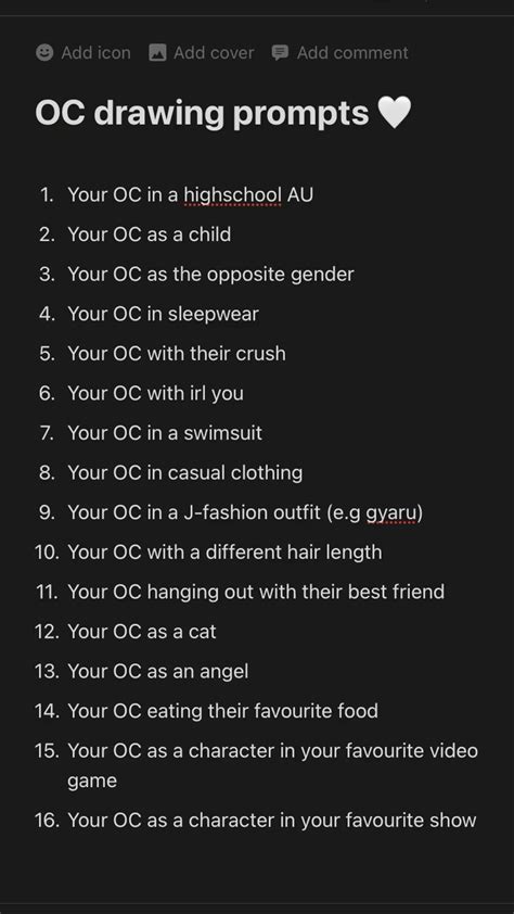 Ocs Drawing Ideas Ocs Drawing Ideas