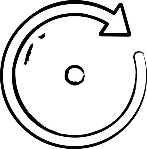 Rotate Tool Hand Drawn Vector Illustration 34031898 Vector Art At Vecteezy