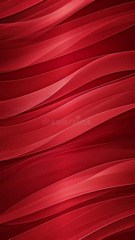 Abstract Red Wavy Background With A Gradient Effect Stock Illustration Illustration Of Form