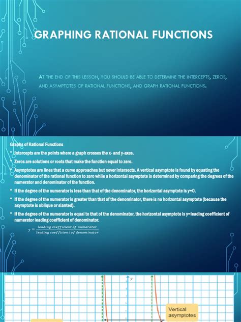 Rational Function Pdf Asymptote Fraction Mathematics