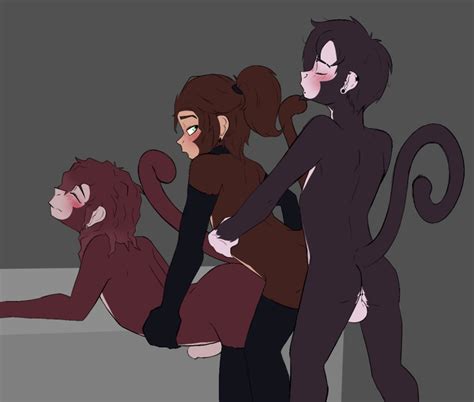 Rule 34 Anthro Atelid Balls Clothing Collar Evening Gloves Footwear Genitals Group Group Sex