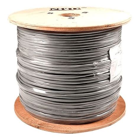 Tesladelta Cable Blindado 4x16 Awg Multifilar 305m Gris Certificado