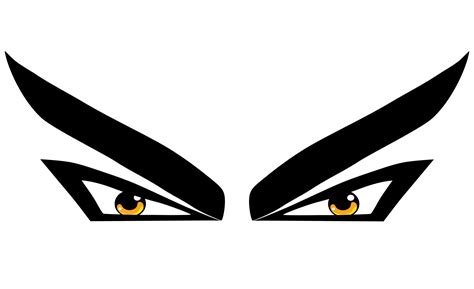 Fierce Eyes Vector