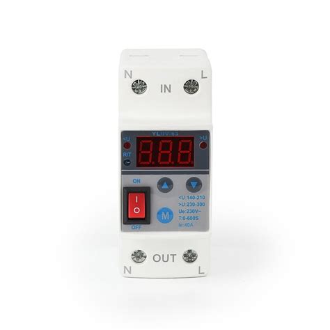 Self Reset Digital Display Voltage Protector Yuelong Electric