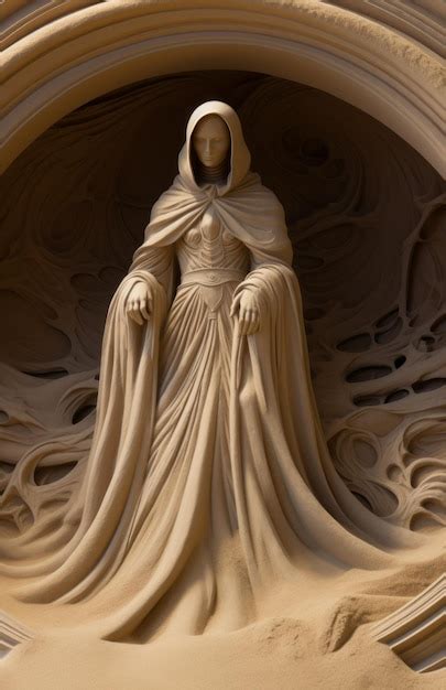 Premium Photo The Enchanting Ripples Of A Bene Gesserit Reverend Mother A Meticulous Sand