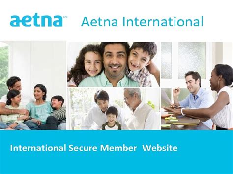 Aetna International Secure Member Website 1 Log In