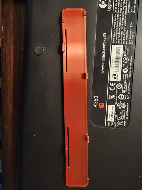 Stl File Logitech K360 Wireless Keyboard Battery Door Cover・3d Printing Template To Download・cults