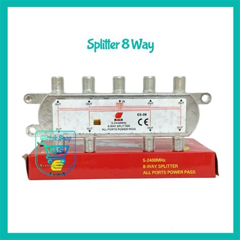 Jual Splitter 8 Way Spliter 8 Way Pembagi Sinyal Tv 8 Output