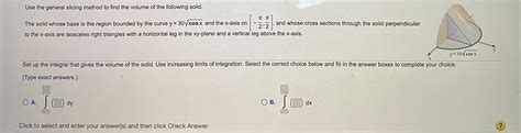 Answered Use The General Slicing Method To Find… Bartleby