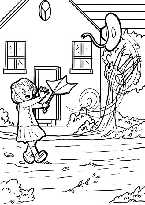 Wind Coloring Page