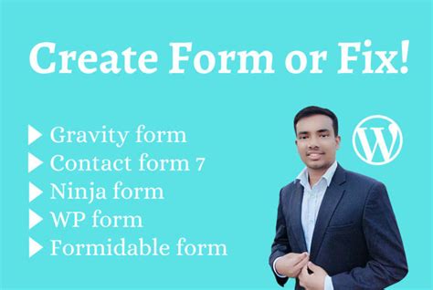 create or fix contact form 7 gravity form ninja wpform by parvez ali