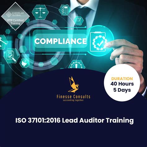 Iso 373012021 Lead Auditor Training Finesse Consults