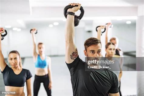 Girl With Kettle Bell Photos And Premium High Res Pictures Getty Images