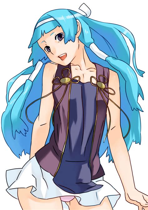 Safebooru Blue Hair Blunt Bangs Hair Tubes Hairband Harumara Highres