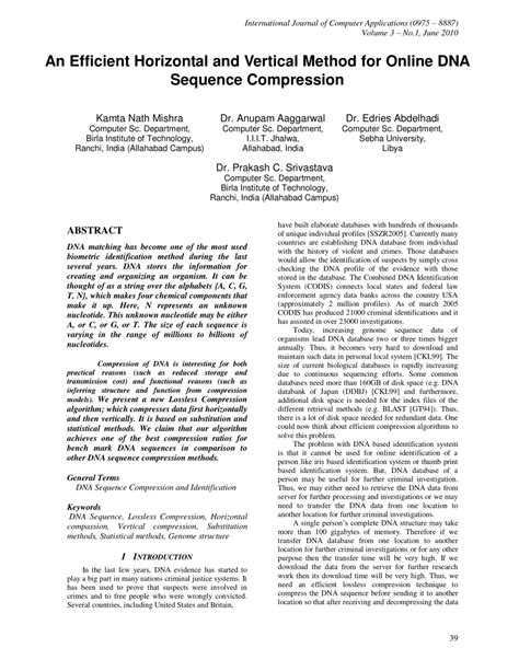 Pdf An Efficient Horizontal And Vertical Method For Online Dna