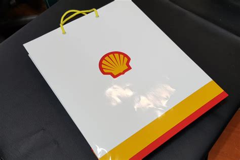 Editorial Design 쉘코리아 쇼핑백 인쇄 및 가공