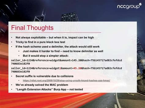 Hash Length Extension Attacks Ppt