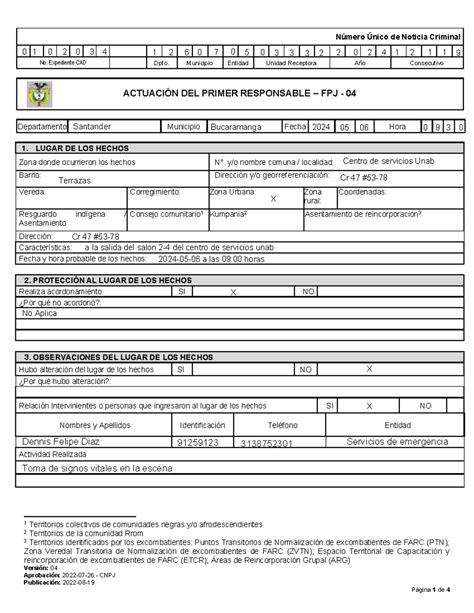 Formato Fpj 4 Ajaja Versión 04 Aprobación 2022 07 26 Cnpj Publicación 2022 08 Página 1