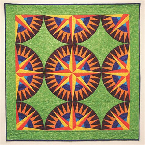 Mini Mariners Compass Zig Zag Sewing