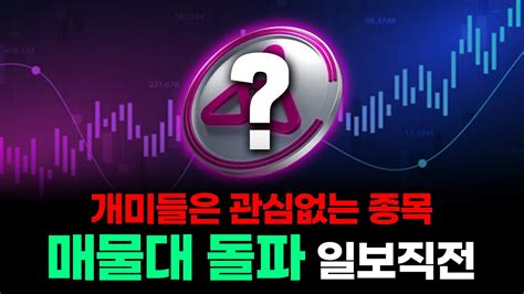 알트코인 중 유일하게 상승폭이 남아있는 종목 발견했습니다 Youtube