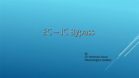 Ec Ic Bypass Pptx