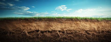 In A Cross Sectional Panorama Of Soil Layers Roots Penetrate Different
