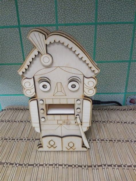 Wooden Nutcracker Laser Cut Free Cdr File Vectors File