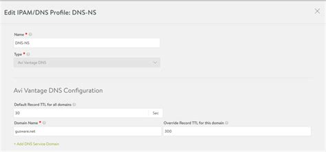 Configure Nsx Advanced Load Balancer Nsx Alb As Dns Provider · Blog
