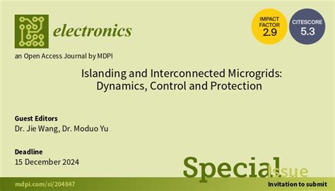 electronics mdpi on linkedin callforpapers specialissue microgrids