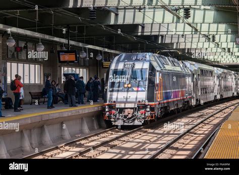 Nj Transit Trains Arrive For Now At Newark Penn Station In Newark Nj