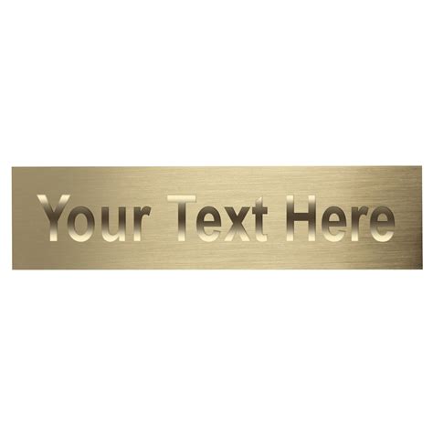 Brass Engraving Plate English Tea Store