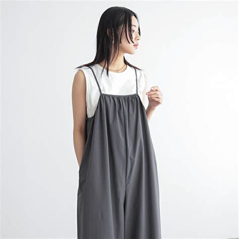 【楽天市場】【最大30％offクーポン 21日959迄】キャミオールインワン オールインワン サロペット 速乾 ドライ Uvカット 防シワ