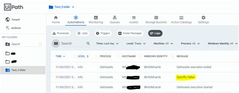 the asset does not have a value associated with this robot error code