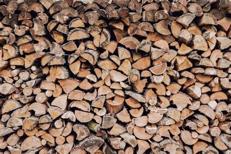 Premium Photo Full Frame Shot Of Log Stack