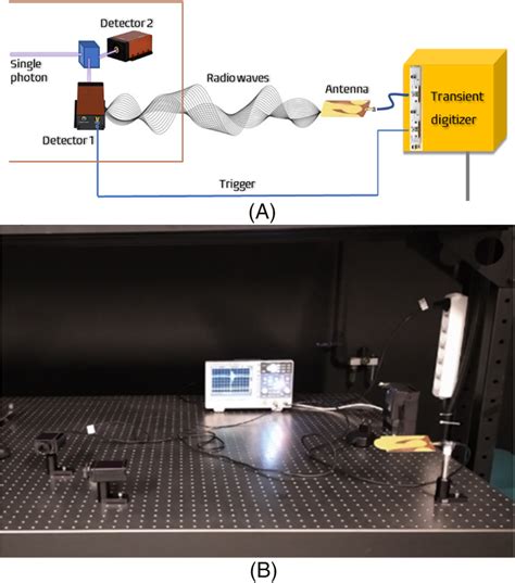 The Test Setup For Acquisition Of Electromagnetic Radiations Of Single
