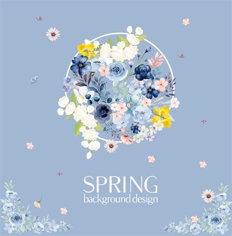 봄꽃 일러스트 벡터 Freepik에서 무료 고품질 벡터를 다운로드하세요 Freepik