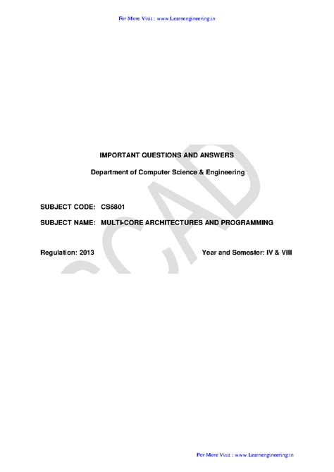 MCAP Notes ENGINEERING COLLEGES Even Semester IMPORTANT QUESTIONS AND ANSWERS