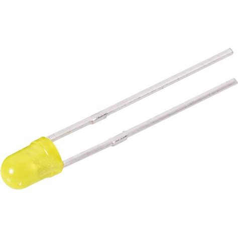 Everlight Led Yellow Ø 3 Mm Translucent